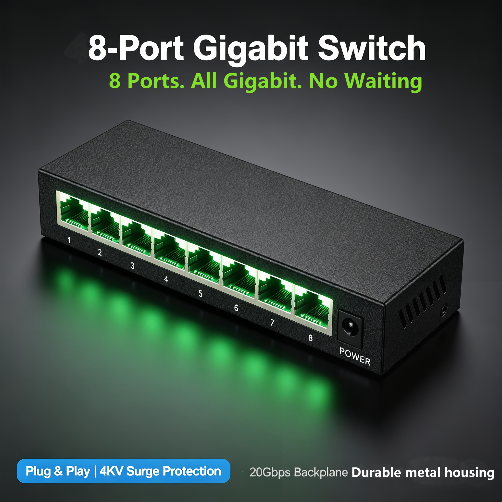 gigabit switch 5 port sold on Temu United States