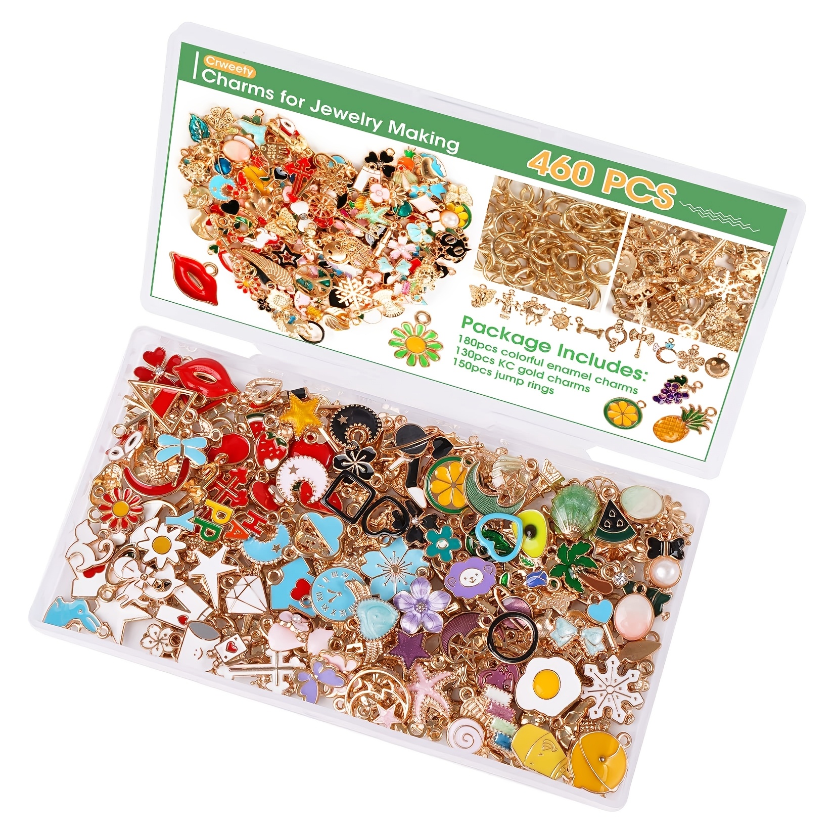 keychain charms sold on Temu United States