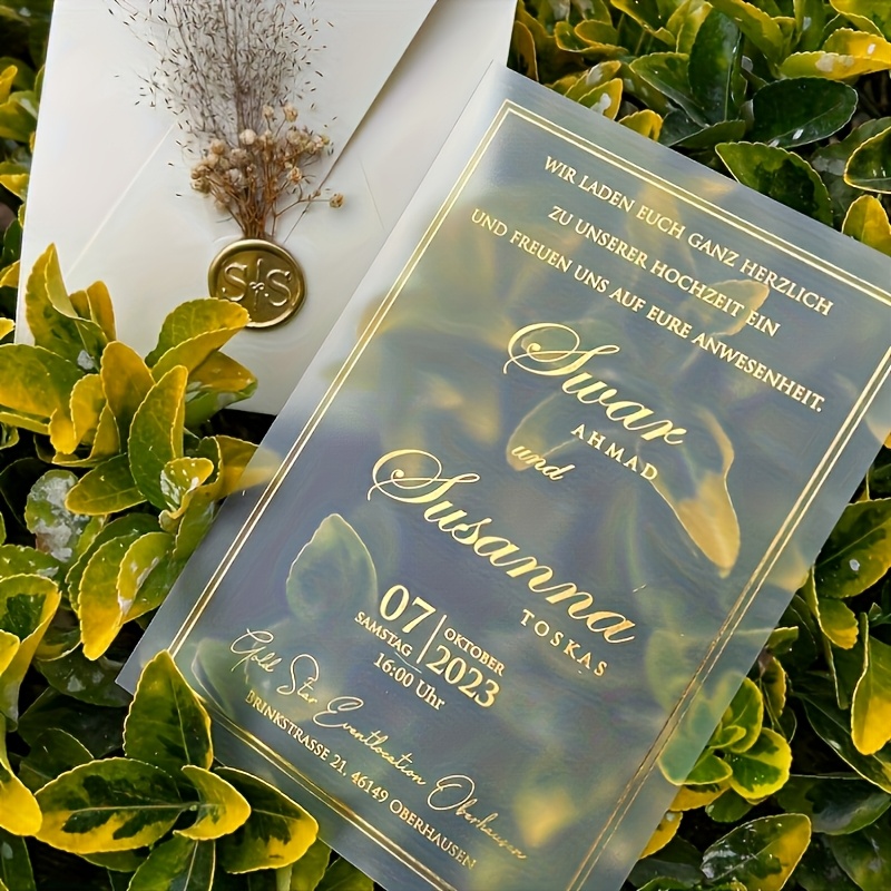 wedding invitations sold on Temu Canada