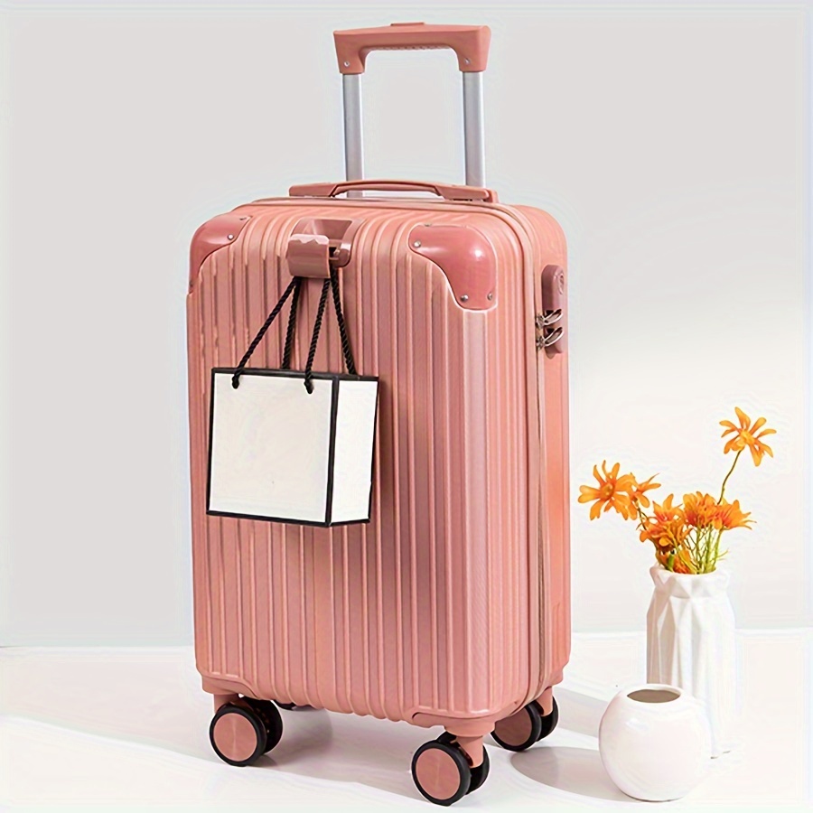 Simple Solid Color Luggage Case Multifunctional Trip School - Temu ...