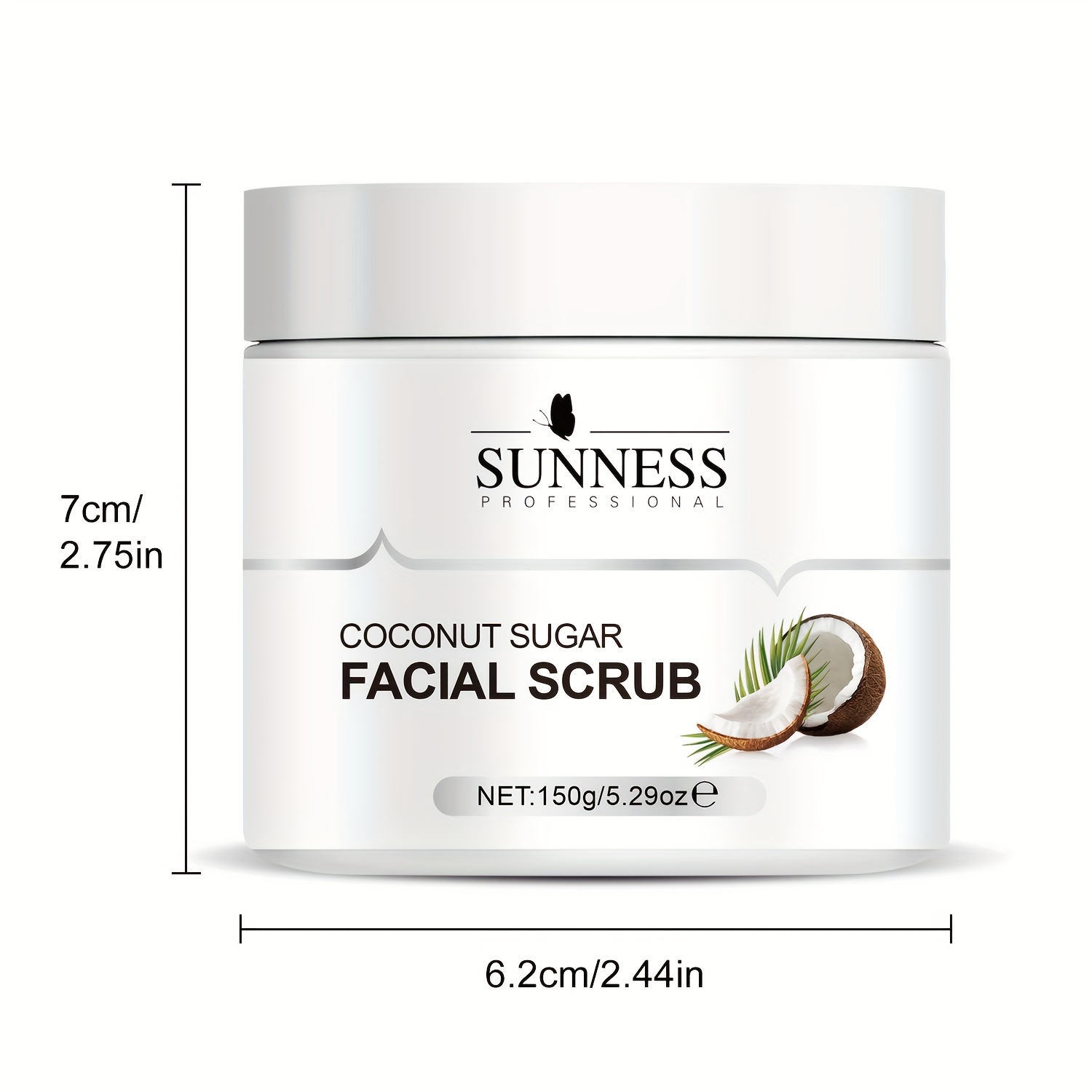 Facial Scrub Natural Exfoliating Face Scrub - Temu