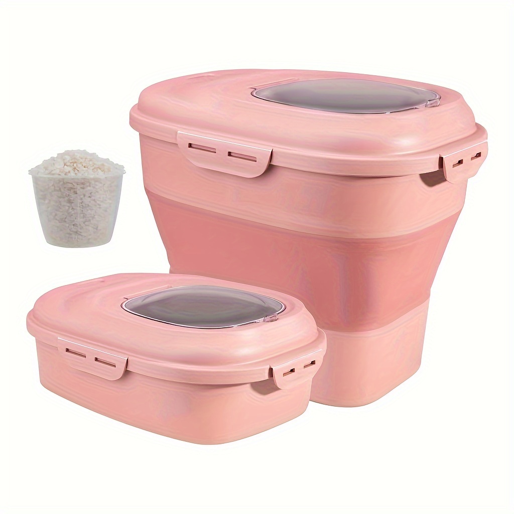 Rice Food Storage Containers 20 50 Lbs Food Storage - Temu