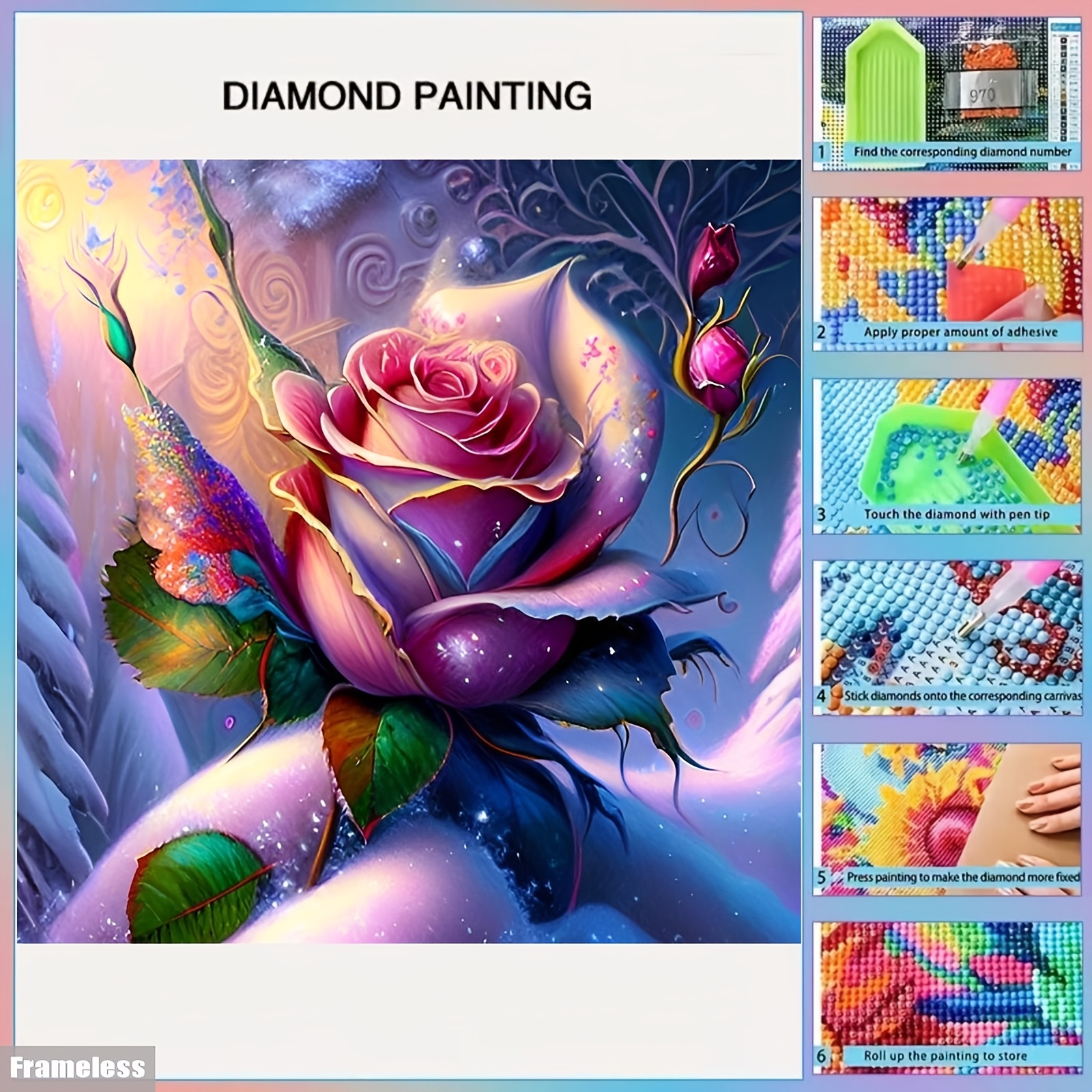 roses craft sold on Temu United States