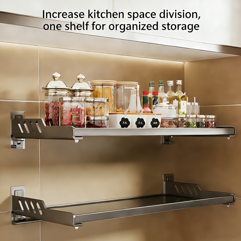 wall mounted kitchen rack sold on Temu United States