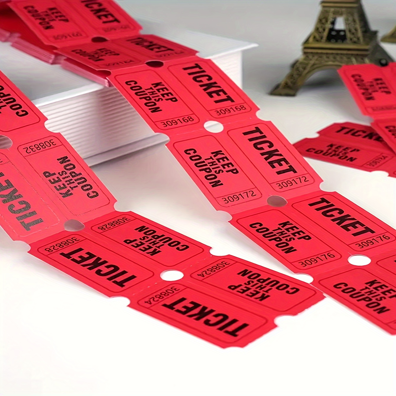 Vinyl Raffle Tickets Event Prize Draw Tickets - Temu