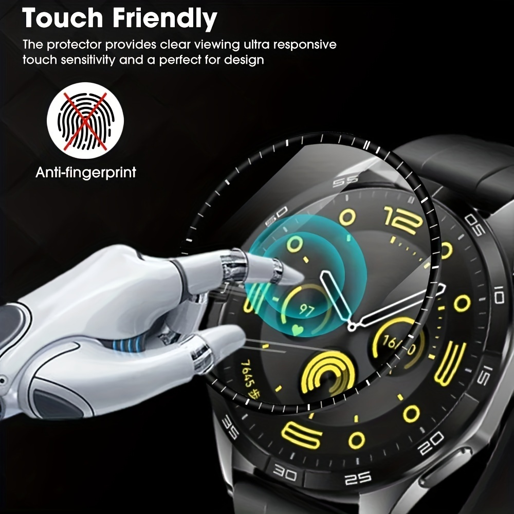 Tpu 3h Hardness Smartwatch Screen Protectors Gt - Temu