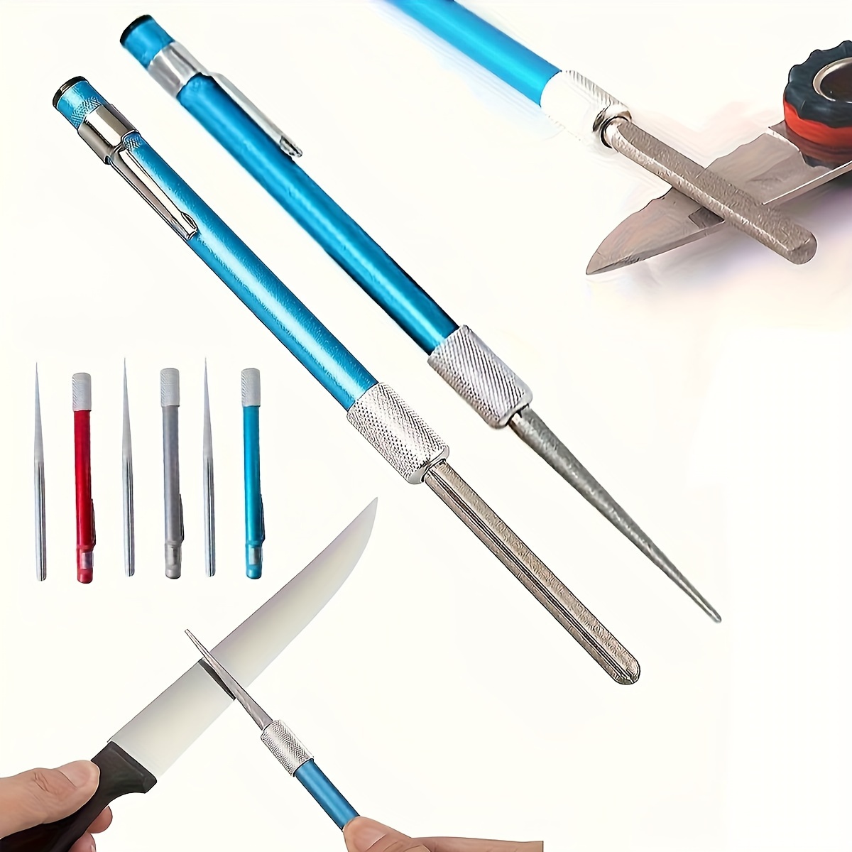 Steel Sharpening Stones - Durable Diamond Retractable Rod, Chemical ...