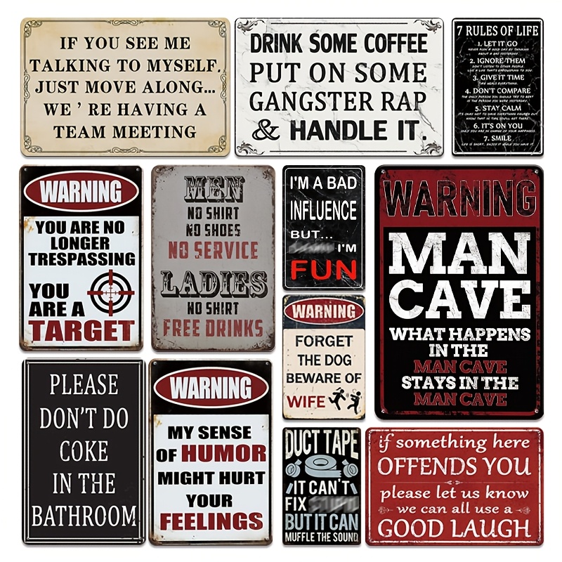 Humorous Warning Signs