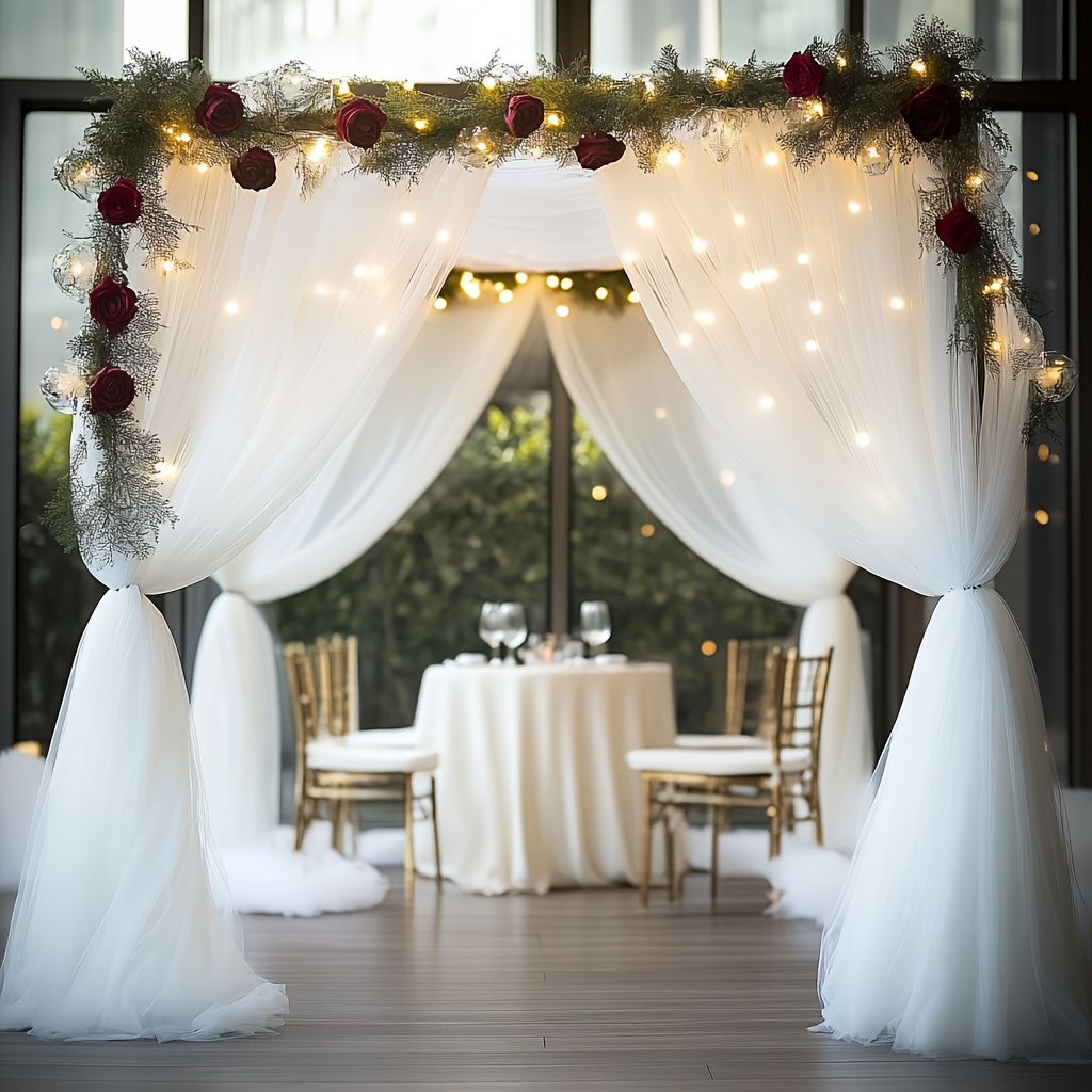 ceiling drapes sold on Temu United States