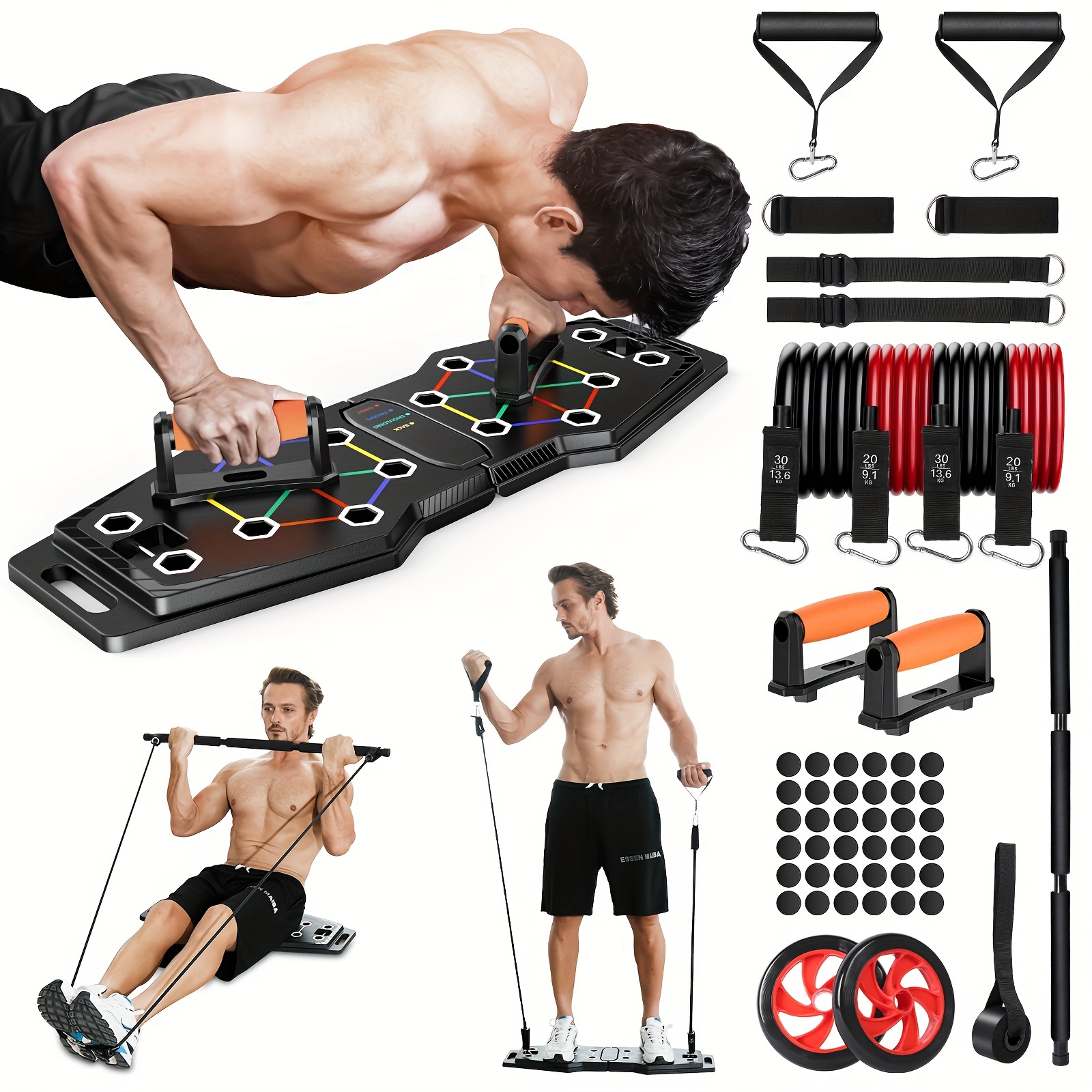 exercise equipment sold on Temu United States