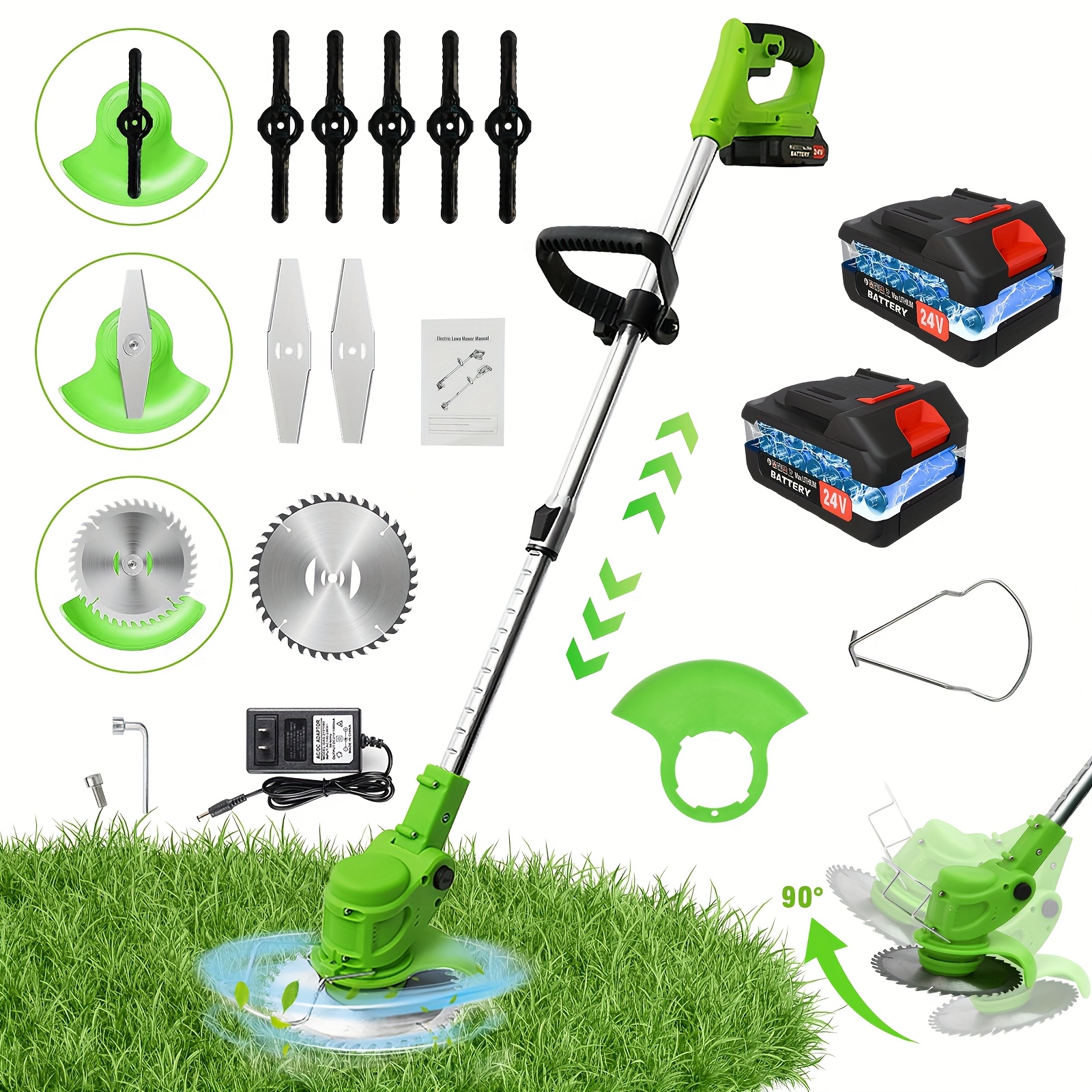 electric grass trimmer sold on Temu United States