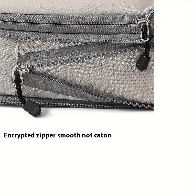 3pcs Compression Packing Cube Set – Travel Storage Bags With Nylon ...