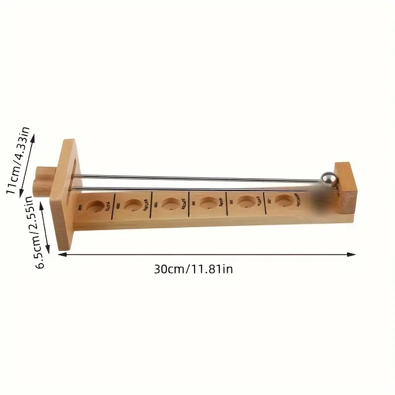 Jeu De Balle Au Bâton Jeu Spatial En Bois Jeux Familiaux Jeux De Fête Jeu De Voyage À
