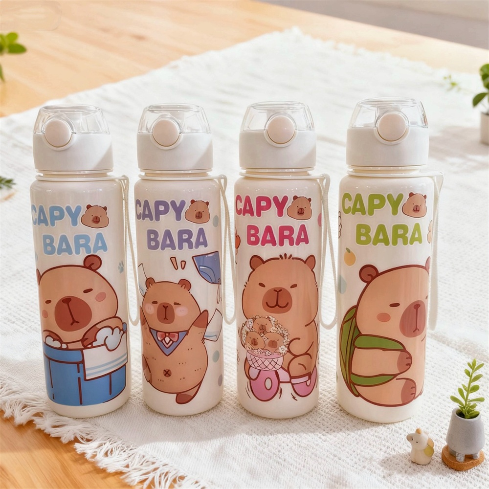 cute bear water bottle sold on Temu United States