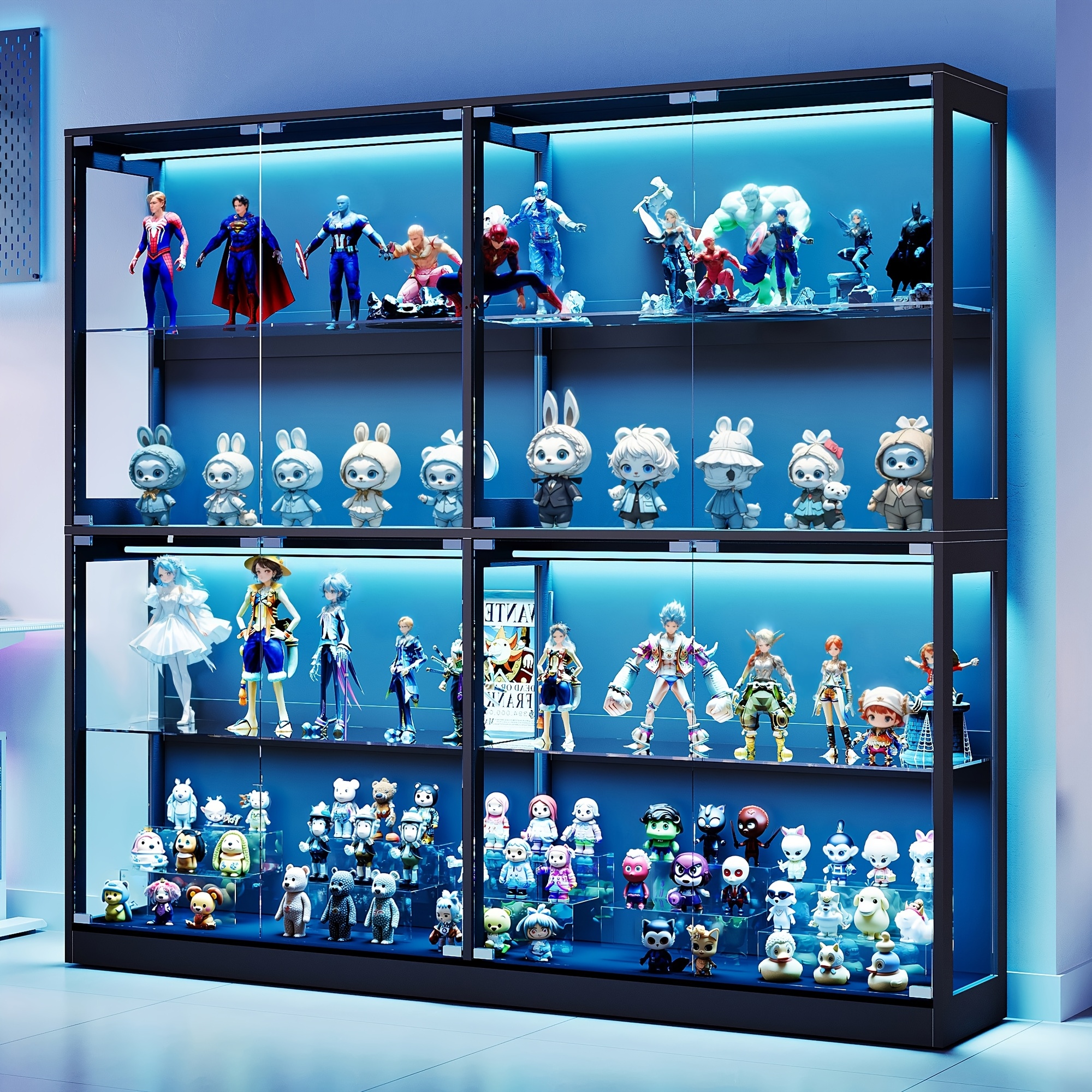 display cases sold on Temu United States