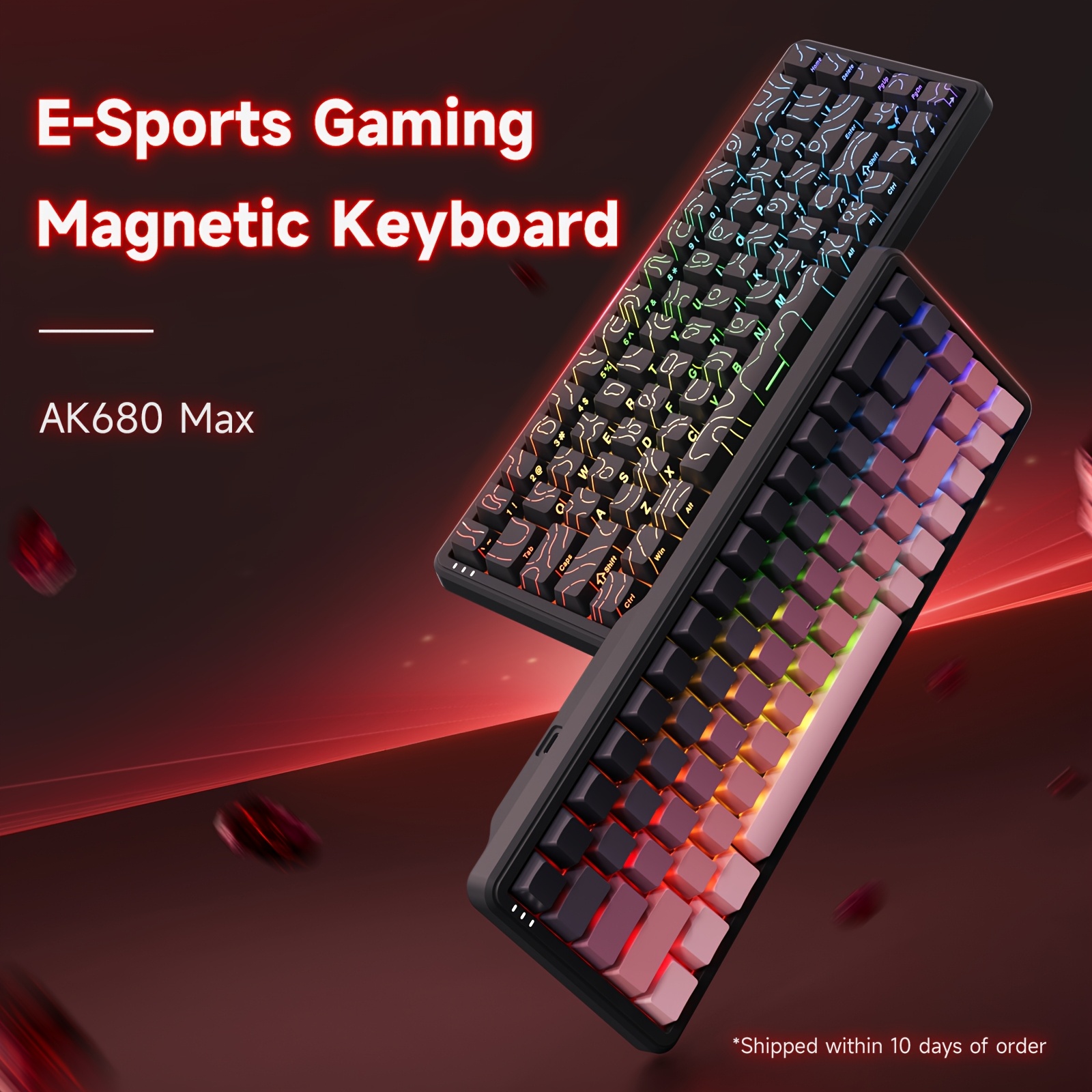 magnetic keyboard sold on Temu United States