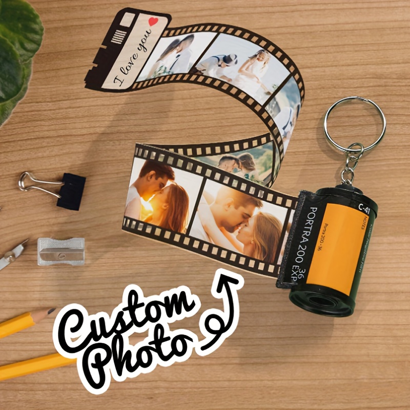 Film Roll Keychain Camera Roll Keychain Personalized Custom Film Roll ...
