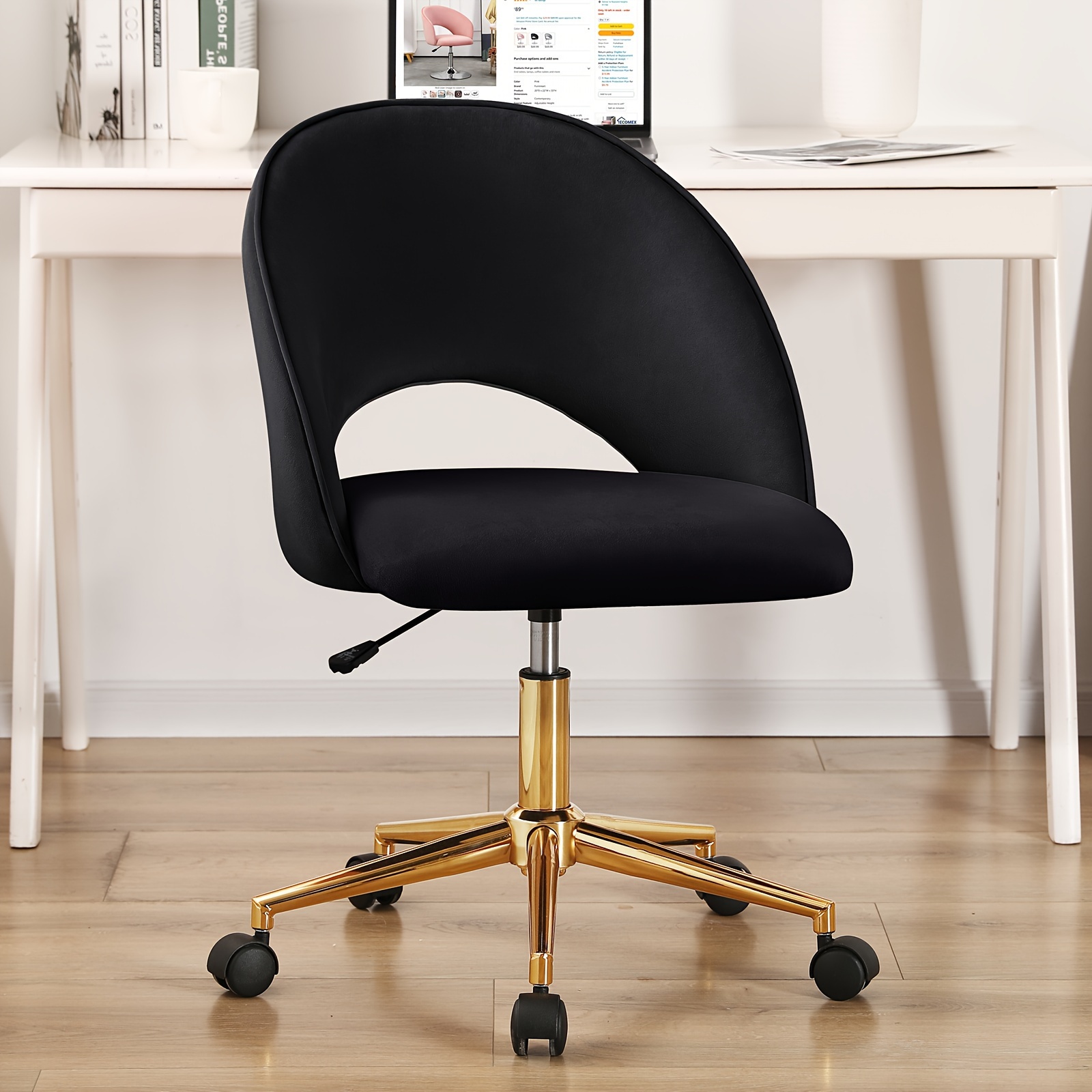 Cute black office chair store