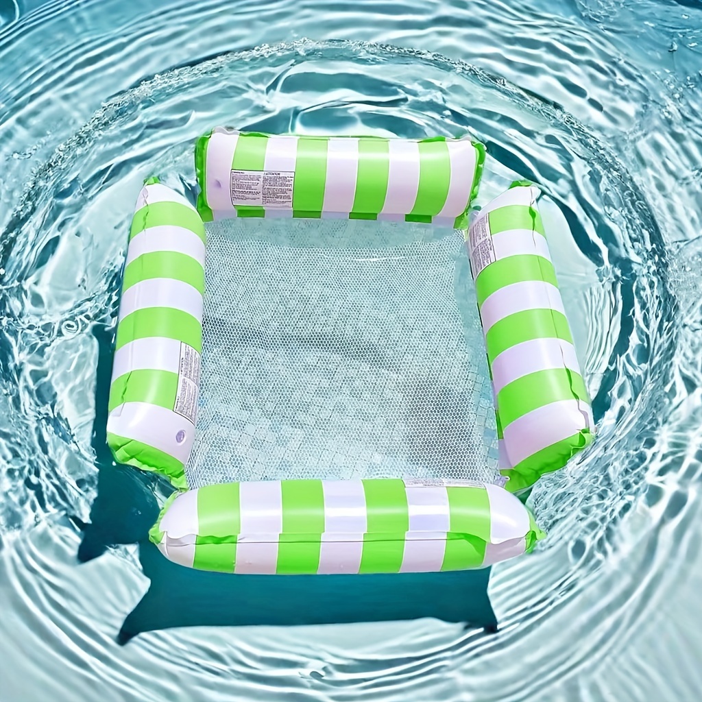 Adult Inflatable Swim Ring Float Pvc Durable Pool Lounger - Temu