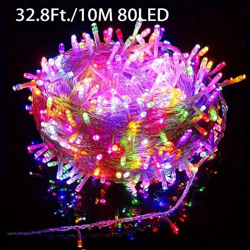1pc Led Fairy String Lights Battery Operated Indoor Decorative String ...