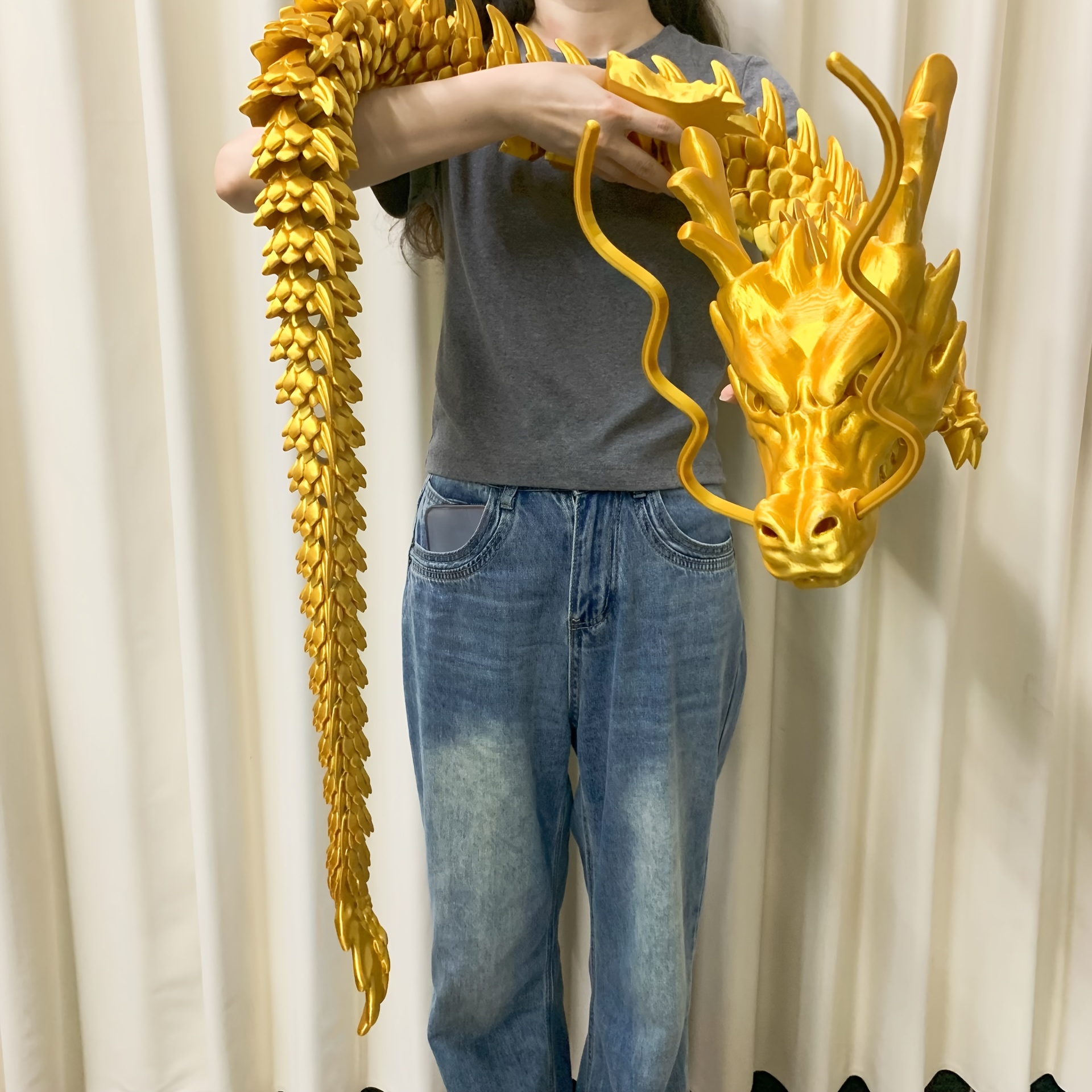 3d printed dragon sold on Temu United States
