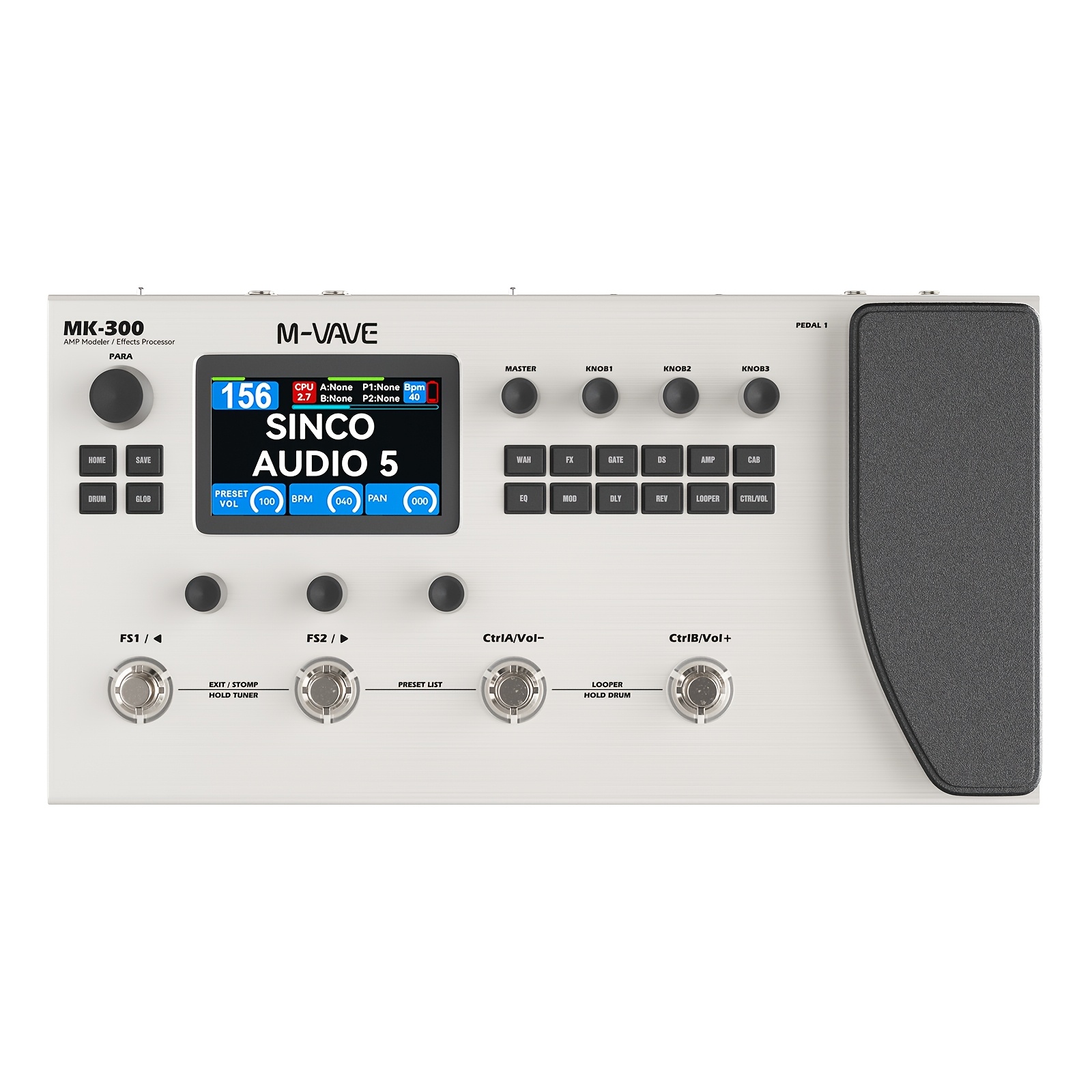 multi effects guitar pedal sold on Temu United States