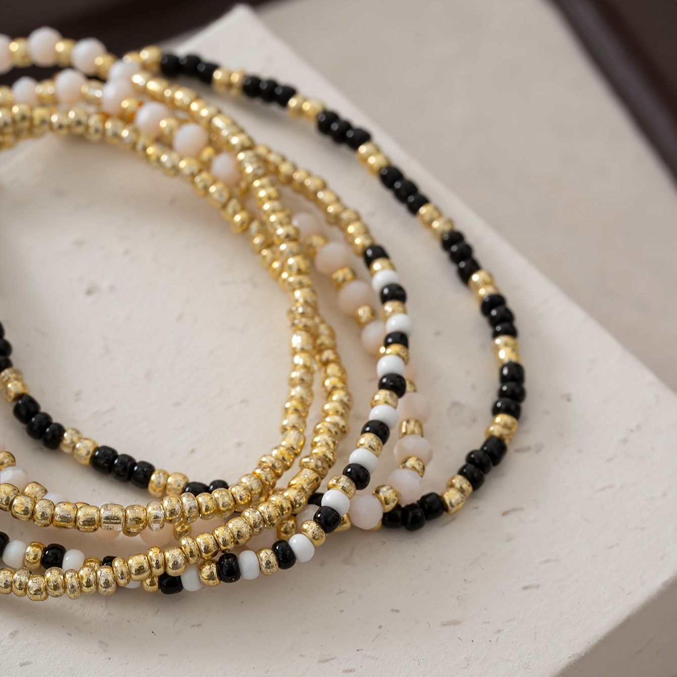 Boho chic Beaded Anklet Set Handcrafted Fashion Jewelry - Temu