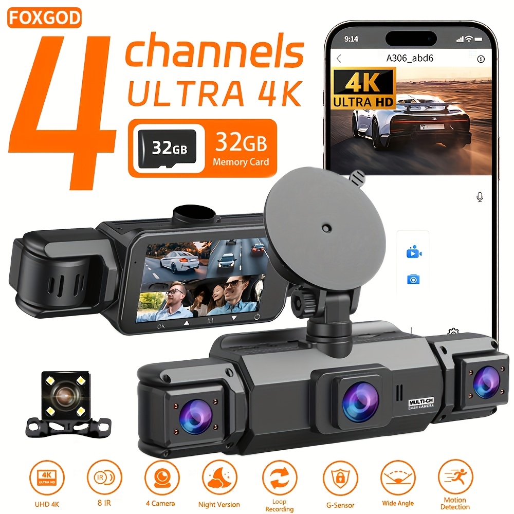 car dash cameras sold on Temu United States