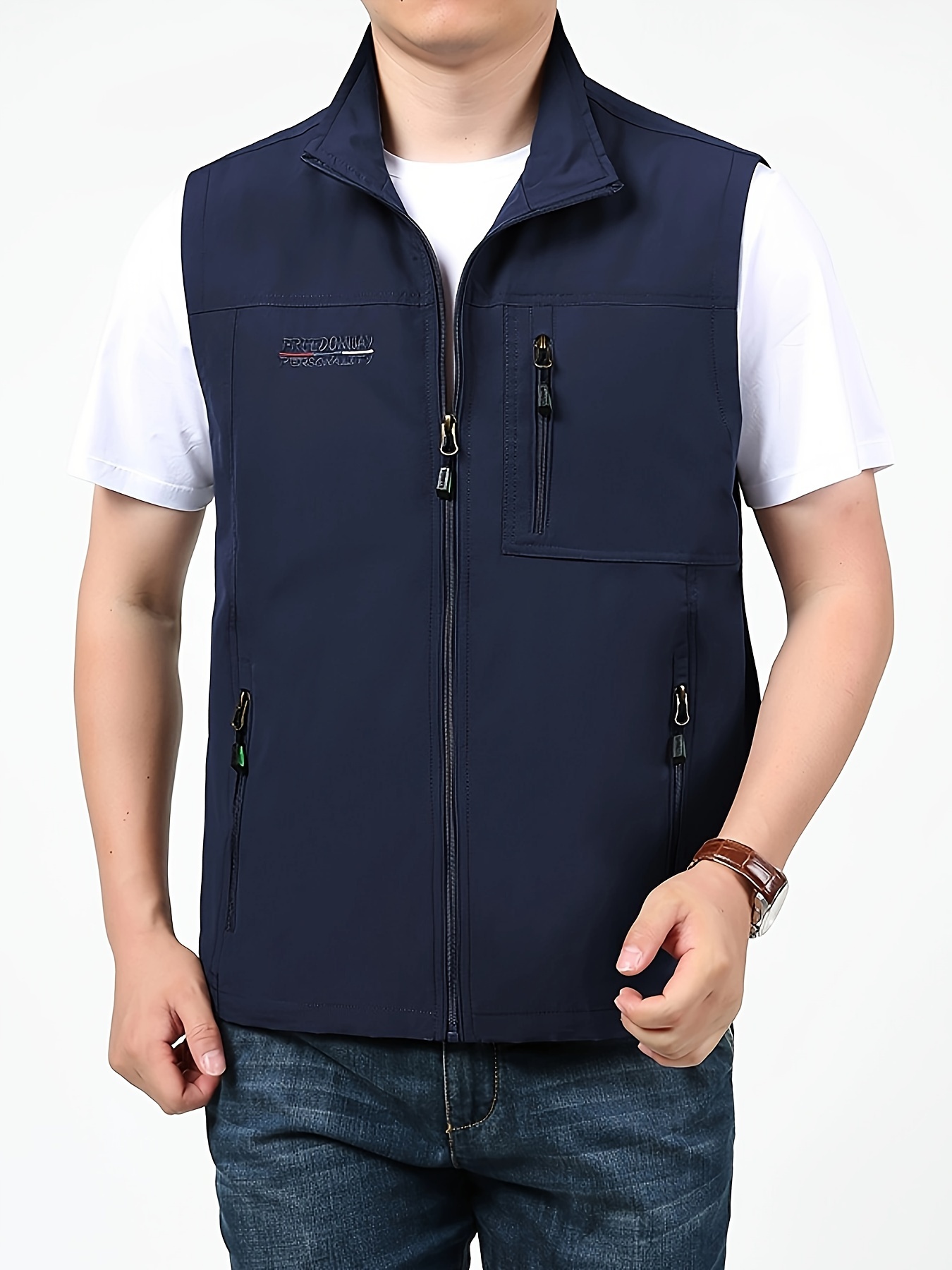 Outdoor mens work vests store