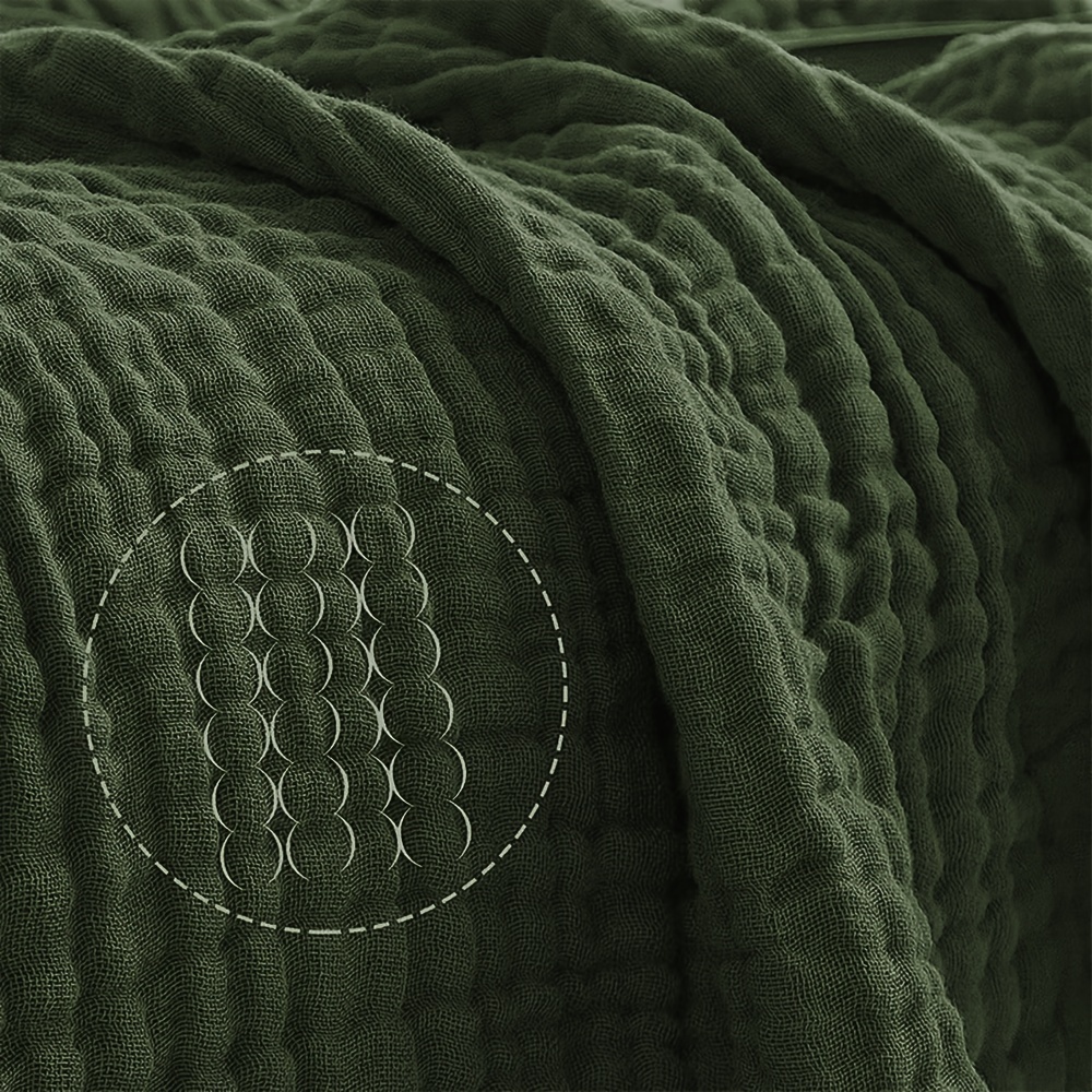 Muslin Blankets Throw Blanket Couch Bed Adults 6 layer - Temu