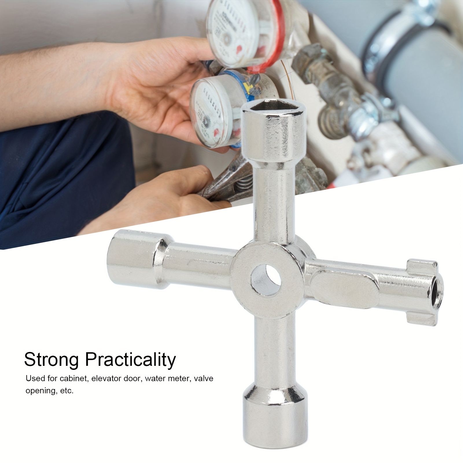 4 in 1 Universal Cross Key Wrench Set Alloy Multi functional - Temu Canada