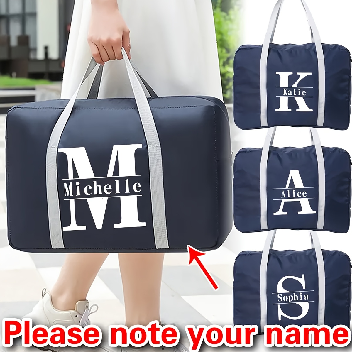 foldable travel bags sold on Temu Australia
