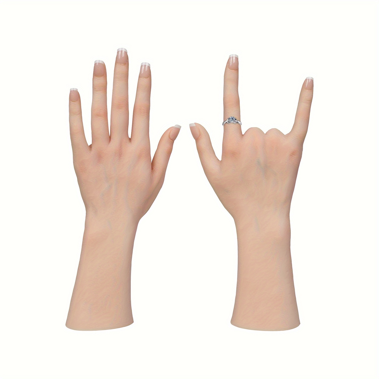 silicone hand sold on Temu United States
