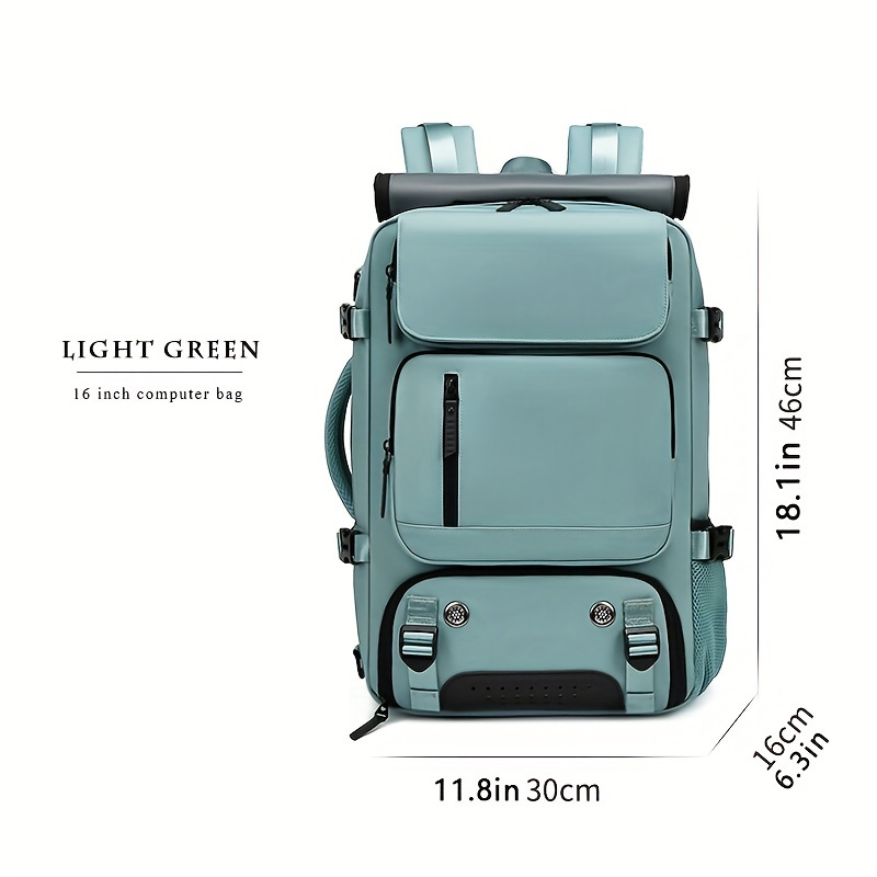 Large Capacity Travel Backpack Shoe Compartment Lightweight - Temu ...
