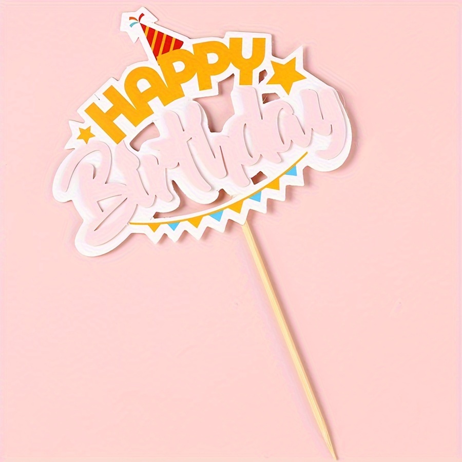 Birthday Cake Topper Decorations Happy Birthday Balloon - Temu