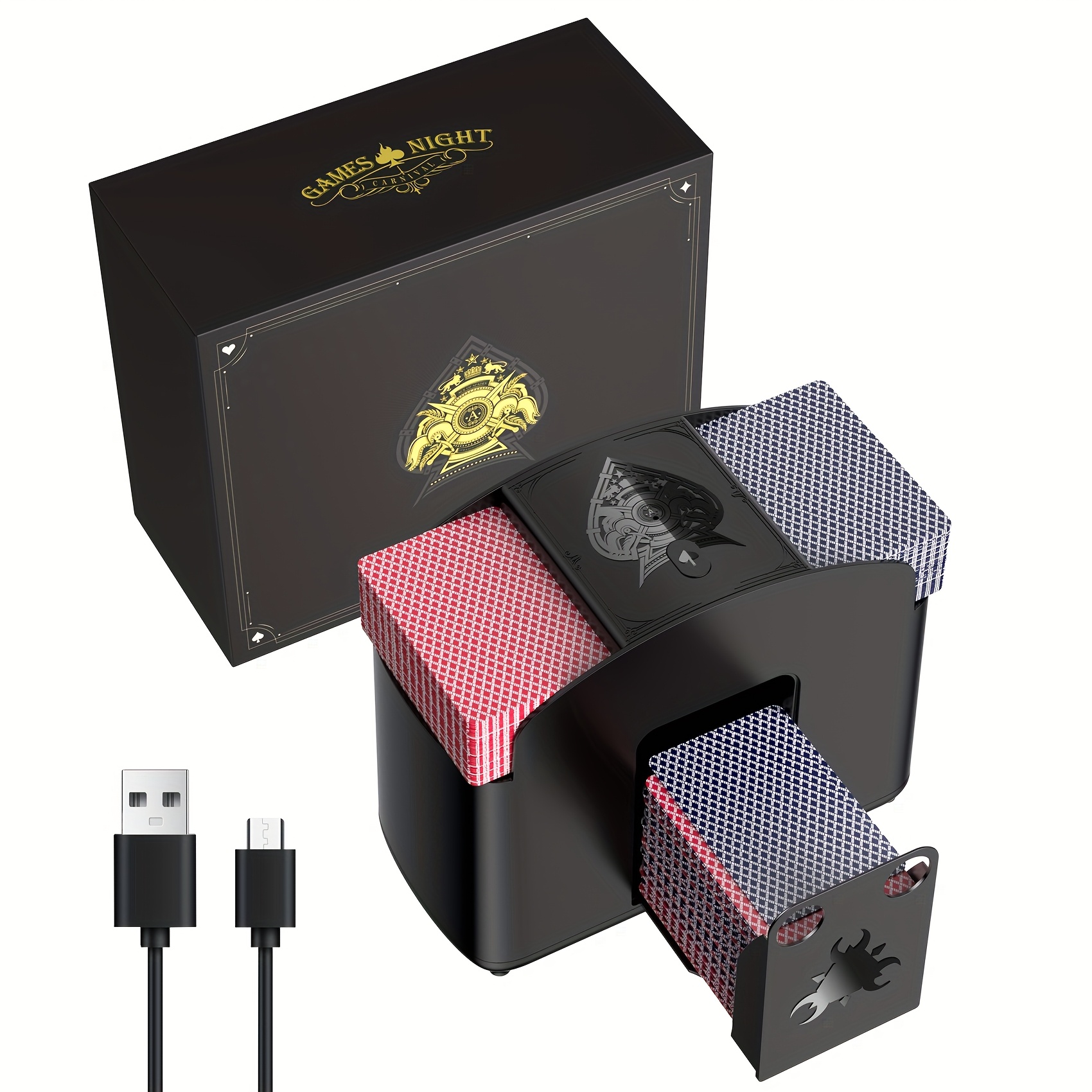 Card Shuffler And Dealer ShuffleBox G1 Pro Automatic Card Shuffler ...