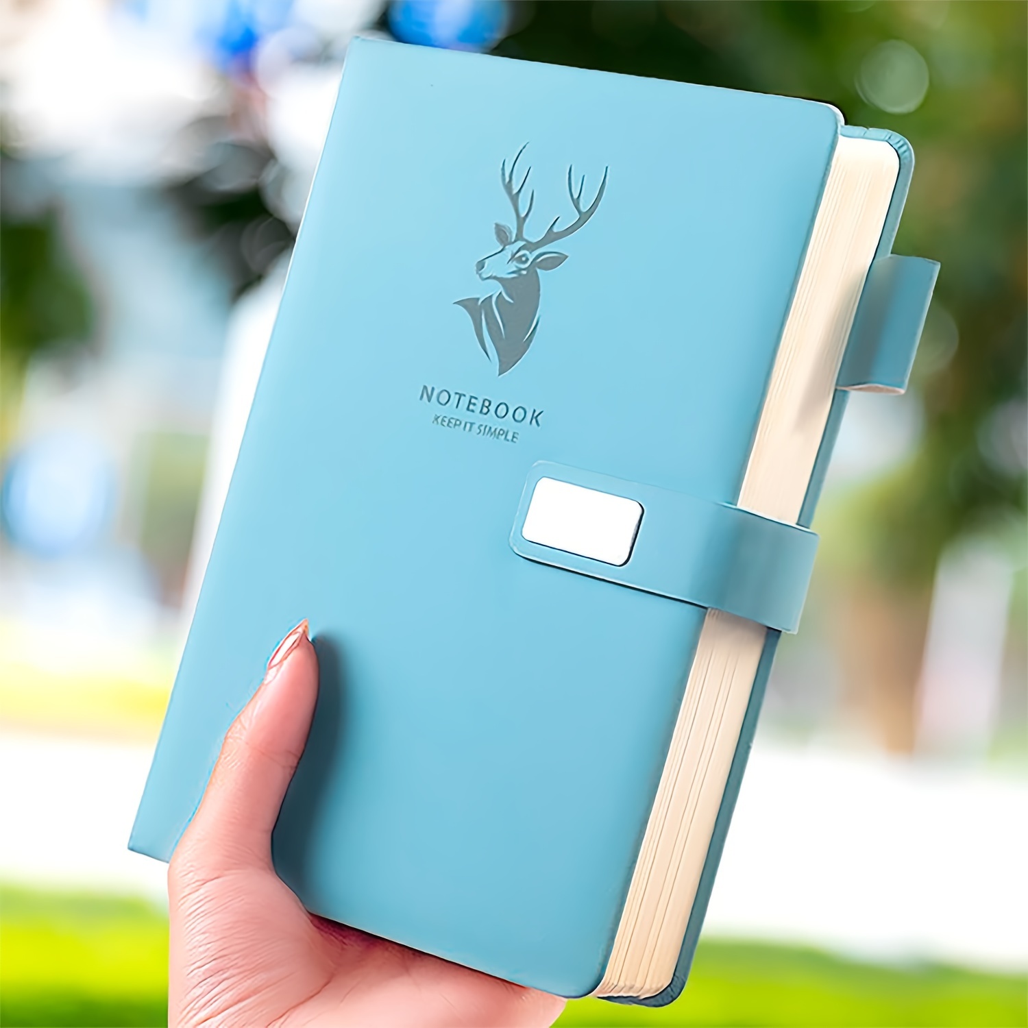 Qs Premium A5 Faux Leather Notebook - Thick, Durable Journal For ...