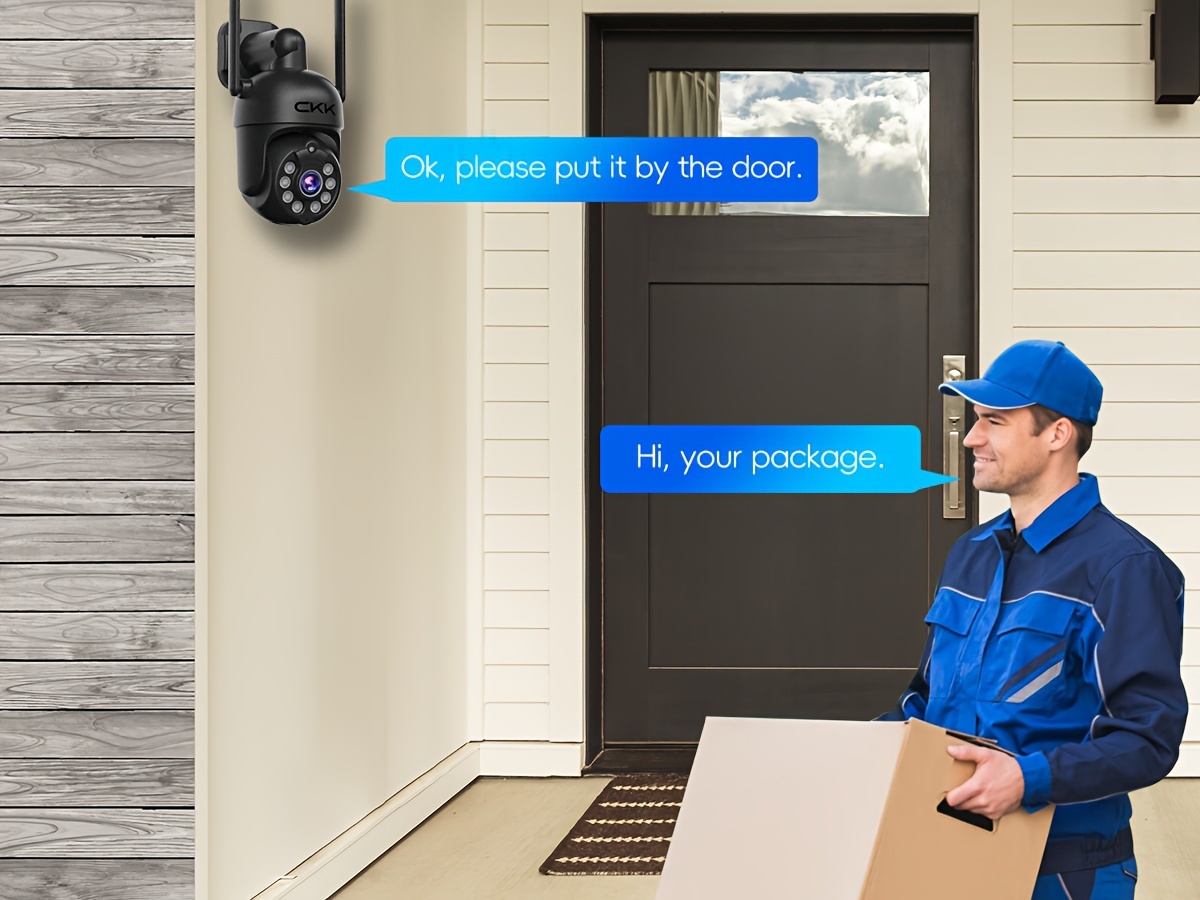 5mp Ptz Camera Outdoor Indoor 3k Wireless Security System - Temu