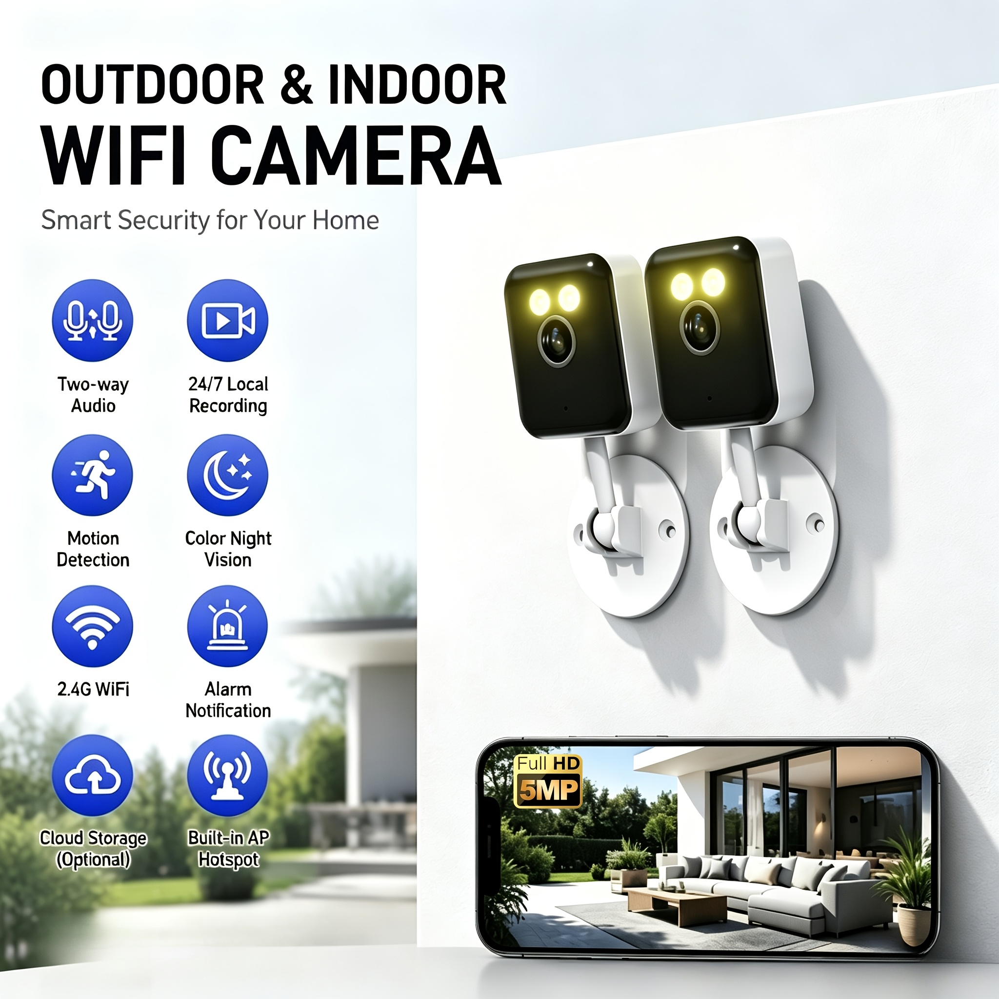 wireless camera security sold on Temu United States