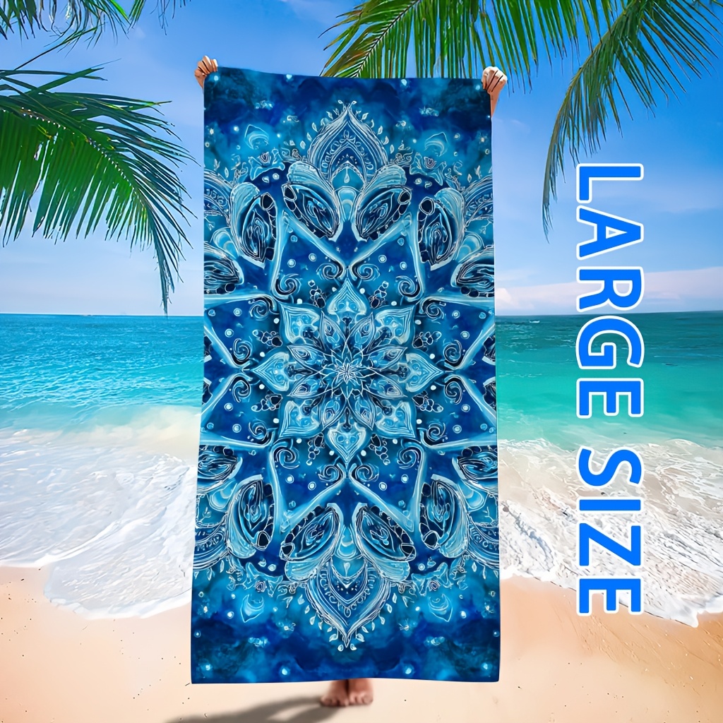 beach towels large sold on Temu United States