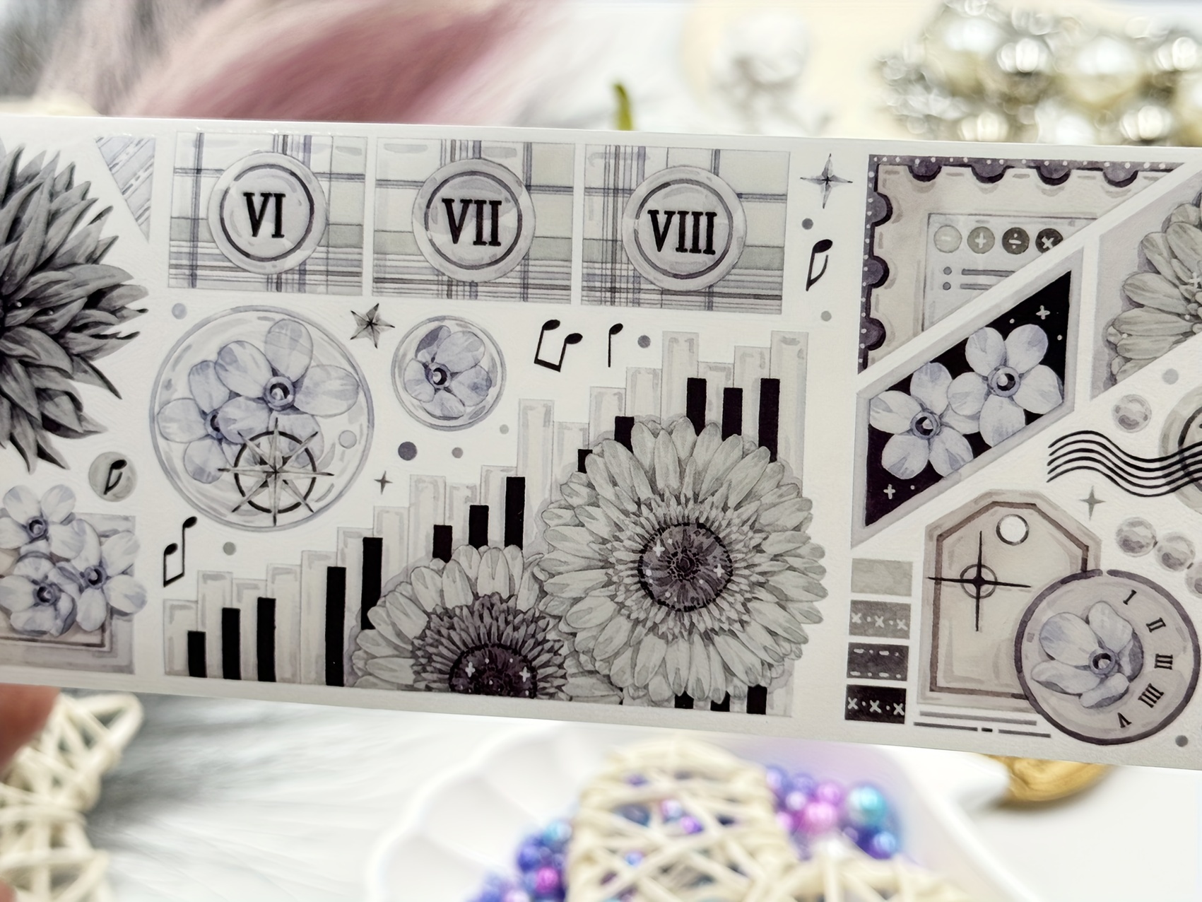 Journal Material Sticker Decals Transparent Pet Tape Diy - Temu Australia