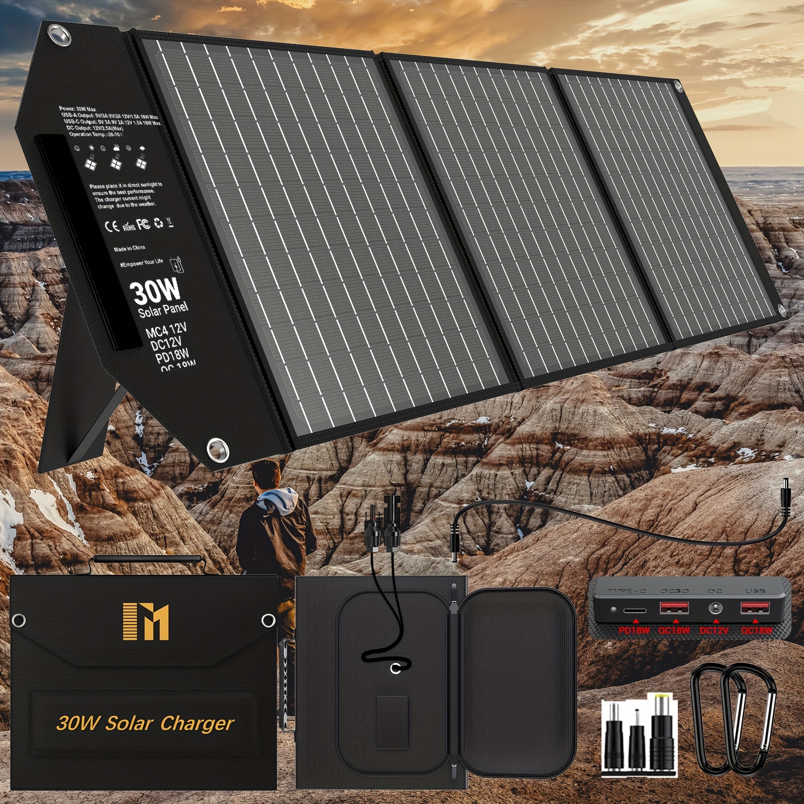 solar panels sold on Temu United States