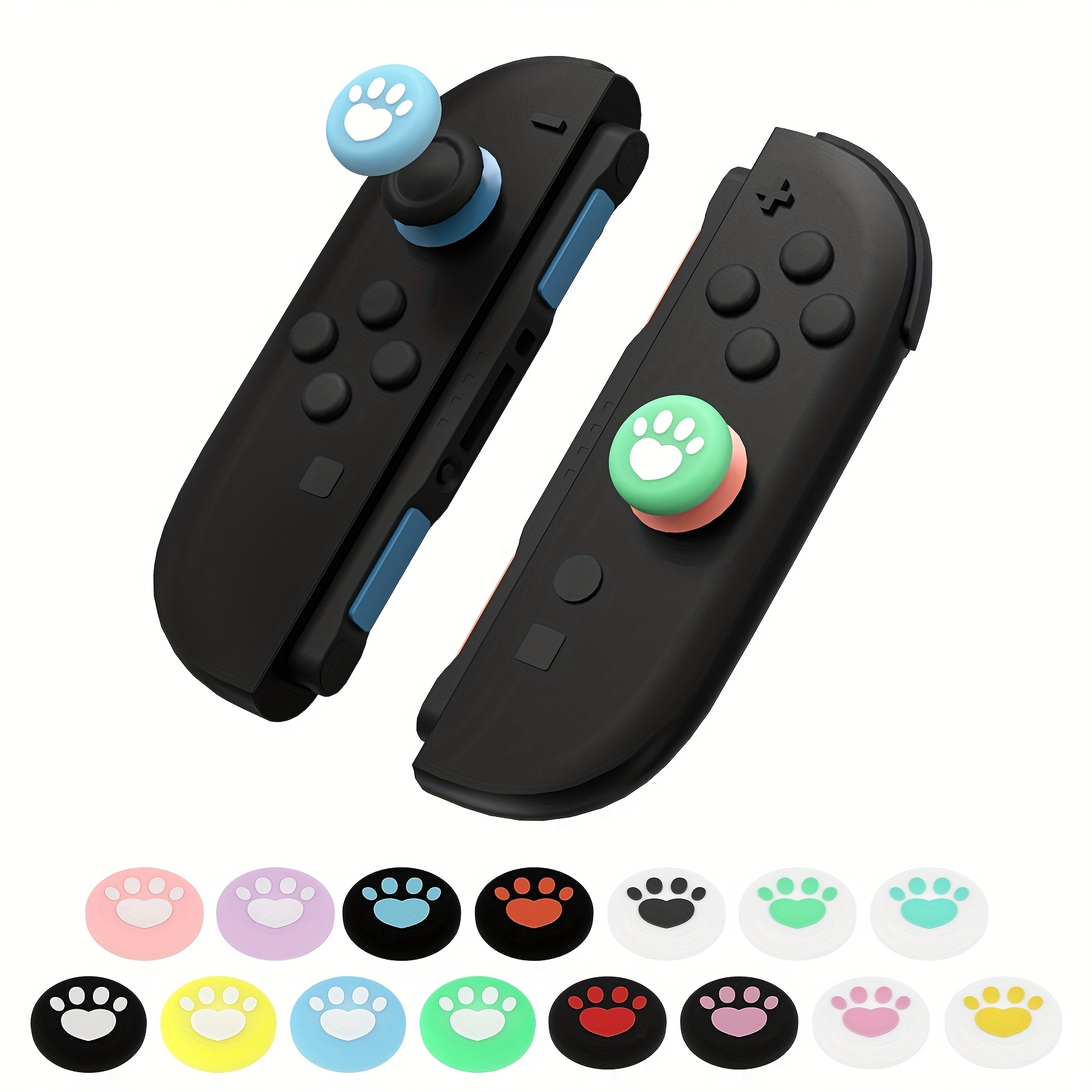 Nintendo Switch 2 Thumb Grips 4 Pcs Cute Thumb Grip Caps For Nintendo ...