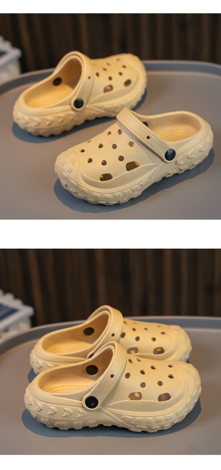 Casual Comfortable Solid Color Clogs Boys Breathable Quick - Temu Ireland