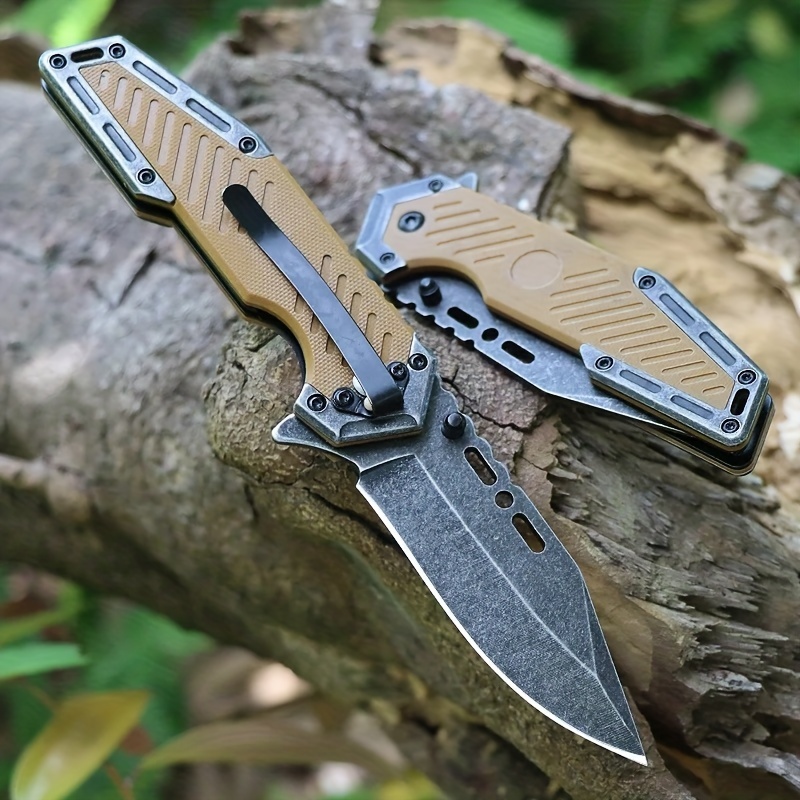 Stainless Steel Pocket Knife G10s Handle Portable Sharp - Temu