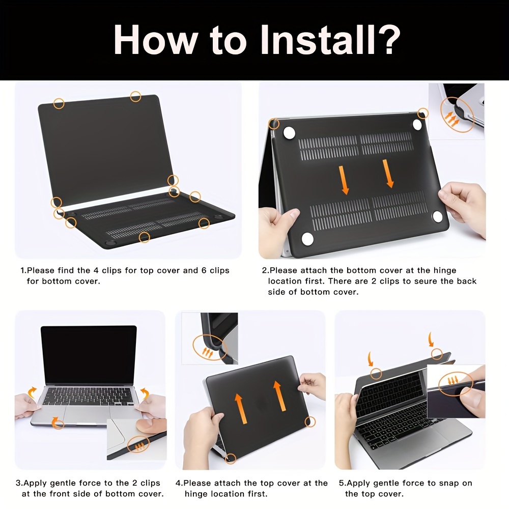 Matte Computer Case Macbook Pro 13/14/16 Icch 2022 2021 2020 - Temu ...