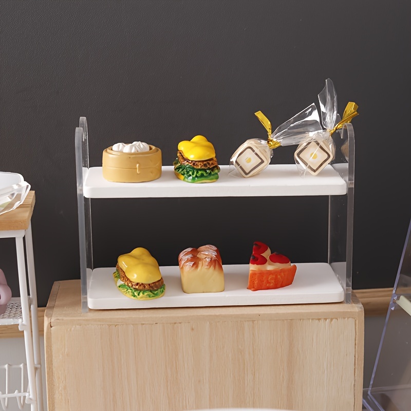 Dollhouse Miniature Food Shelf Display Perfect Dolls - Temu