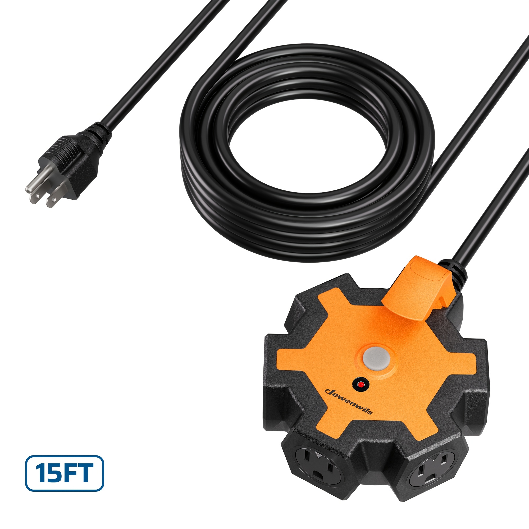 outdoor power strip sold on Temu United States