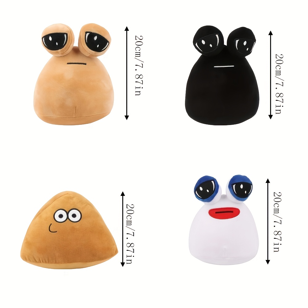 Adorable Alien Pou Plush Toy - Soft Polyester Stuffed Animal, Perfect ...