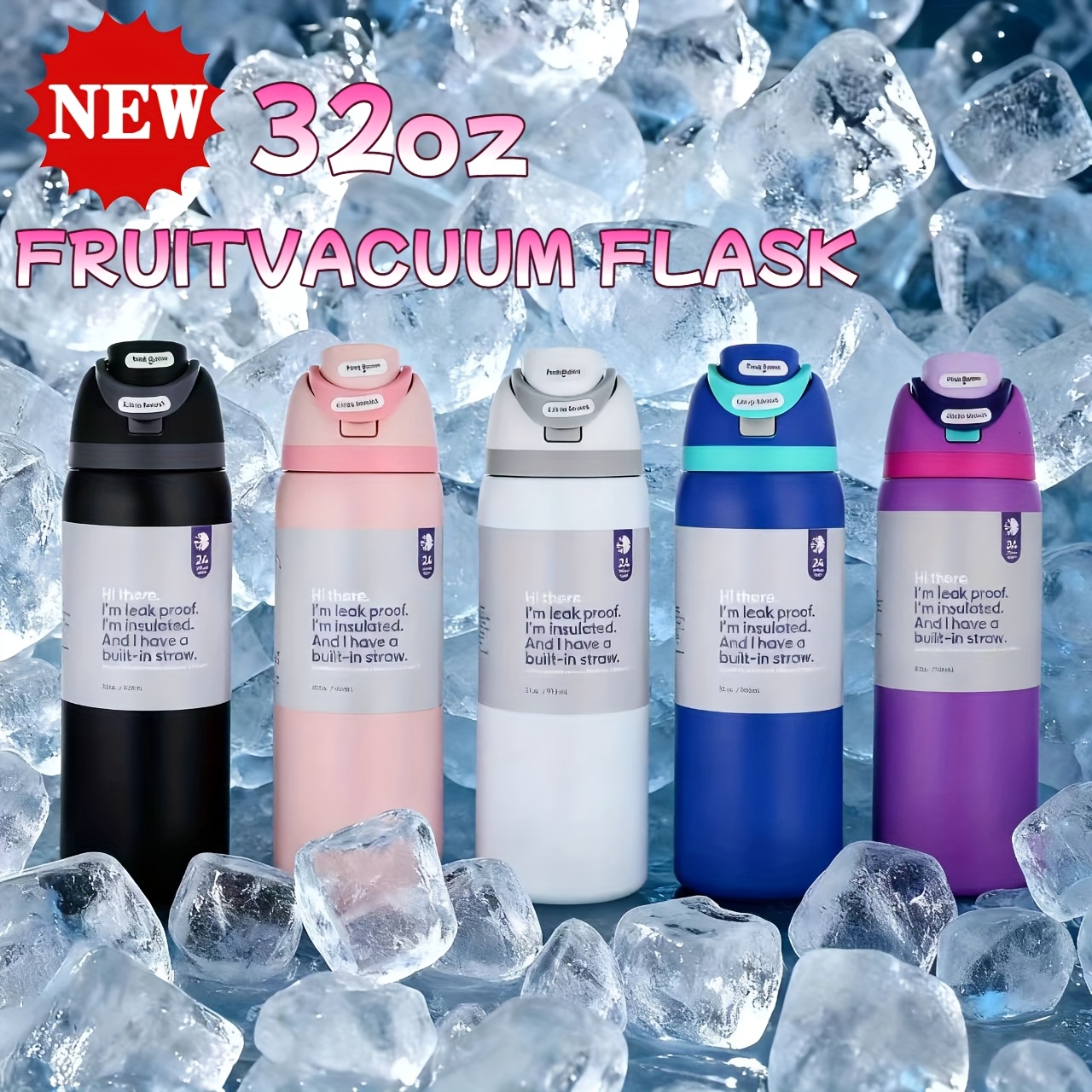 water bottles sold on Temu United States